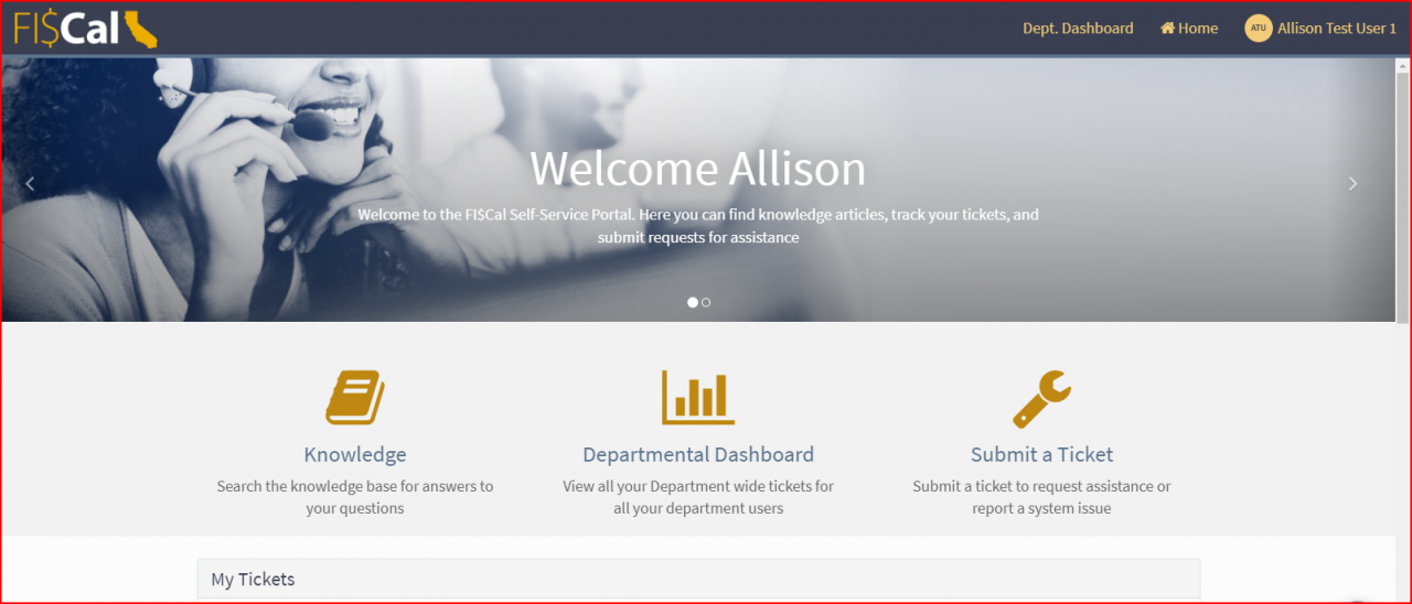 FI Cal ServiceNow Self Service Portal Enhanced FI Cal State Of 