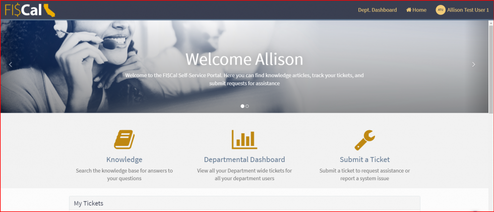FI$Cal ServiceNow Self-Service Portal Enhanced|FI$Cal - State of ...